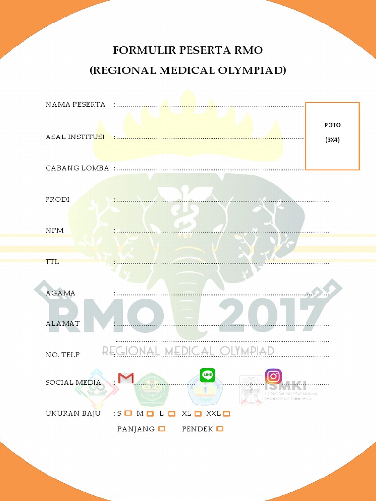 Formulir Peserta RMO 2023 | PDF | Business | Computers