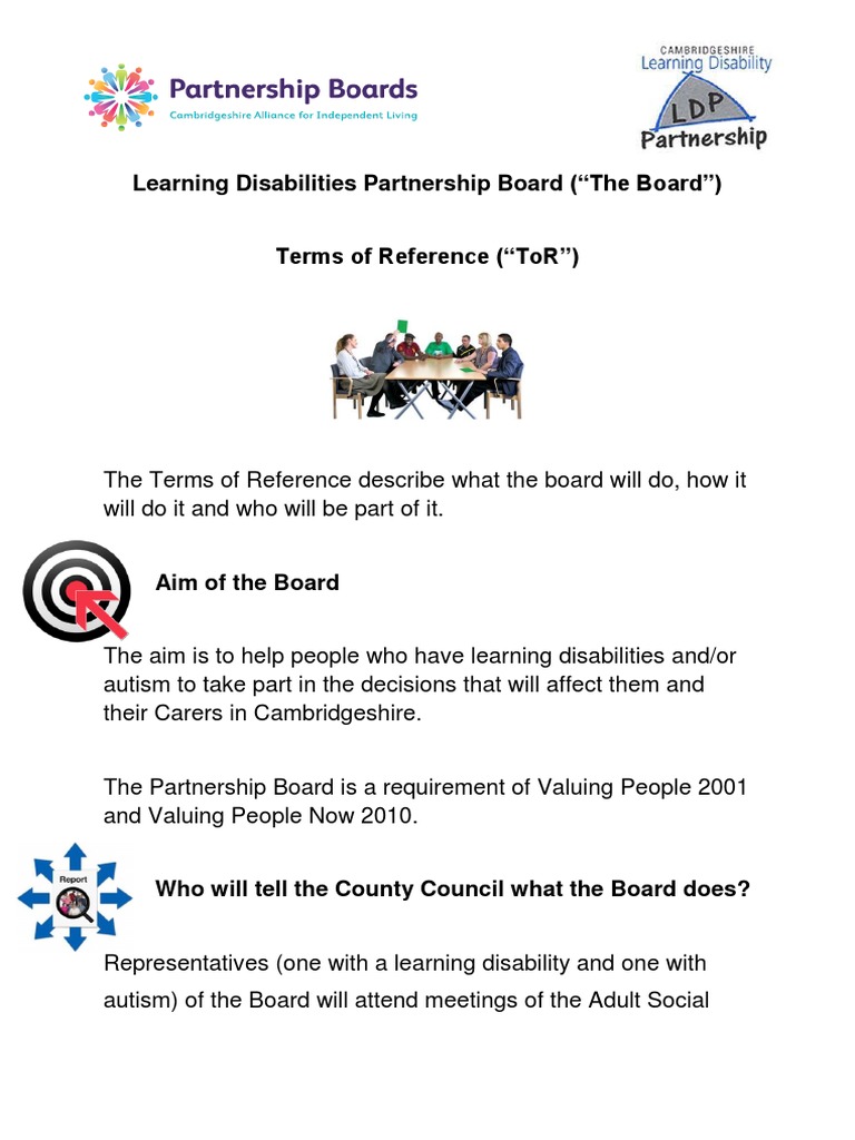 LDPB Terms of Reference 2018 - 2021 | PDF | Caregiver | Health Care