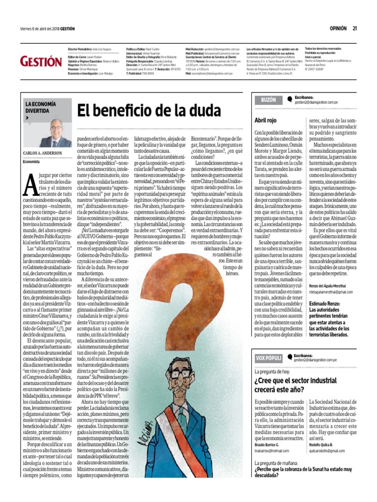 Beneficio de La DUDA | PDF