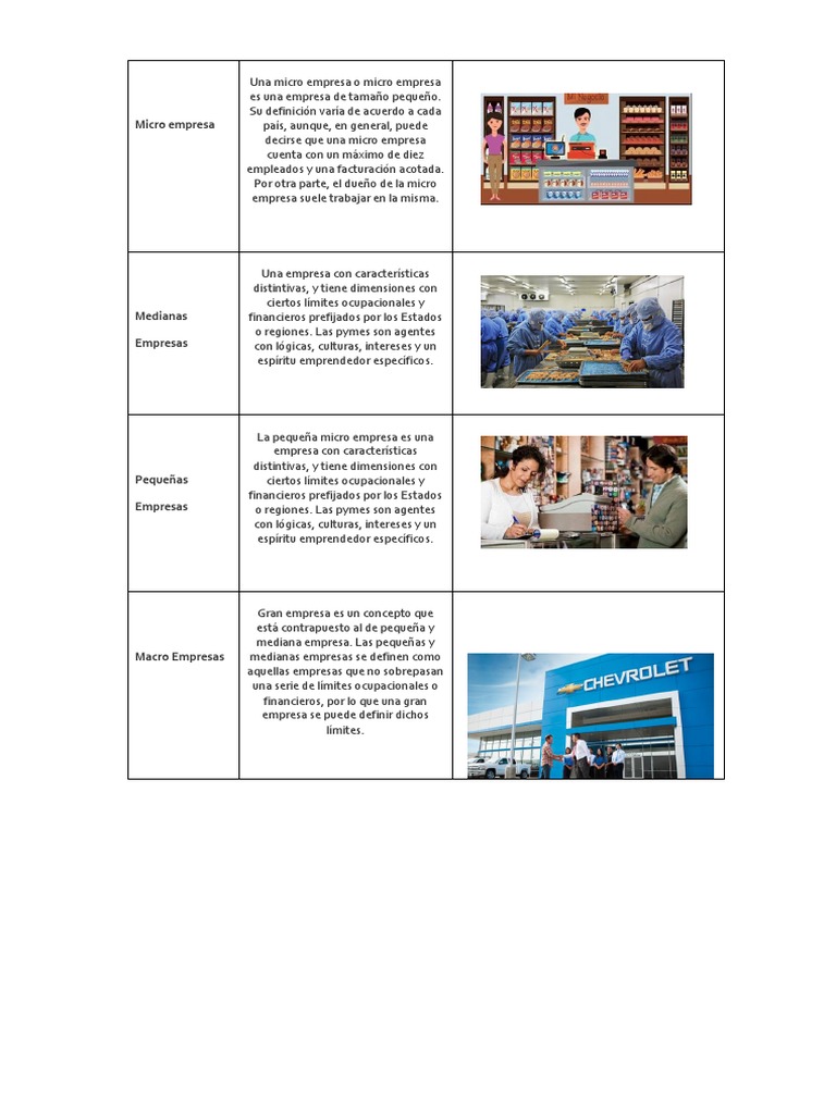Micro y Macro Empresa | PDF | Negocios | Finanzas y dinero