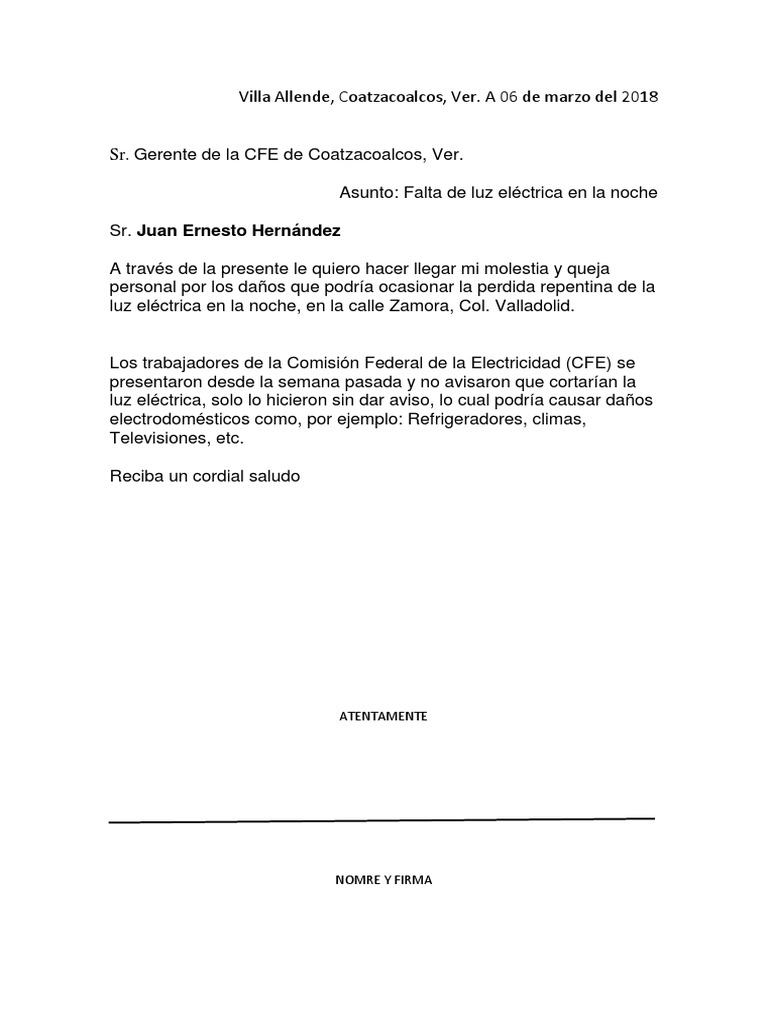 Carta Oficio | PDF