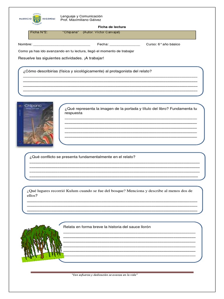 Ficha de Lectura Chipana | PDF