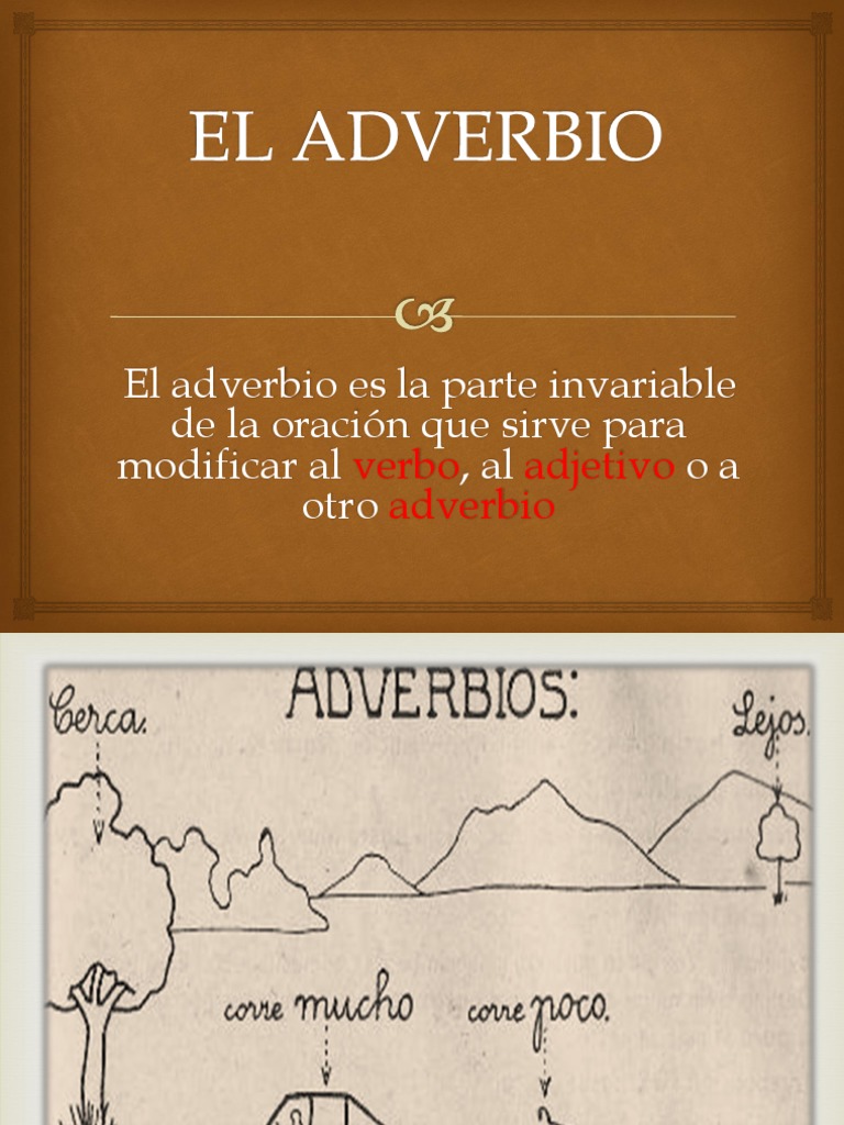 El Adverbio | PDF | Adverbio | Adjetivo