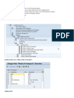SAP SD Route Determination Configuration | PDF | Logistics | Transport