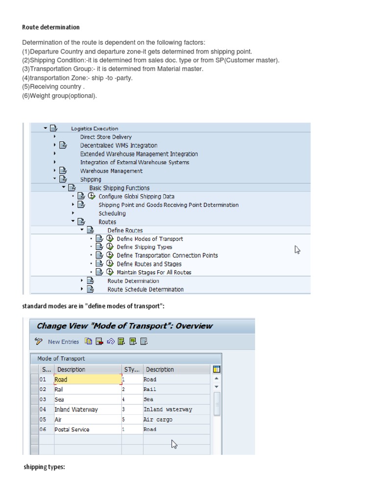 Route Determination | PDF | Weight | Transport