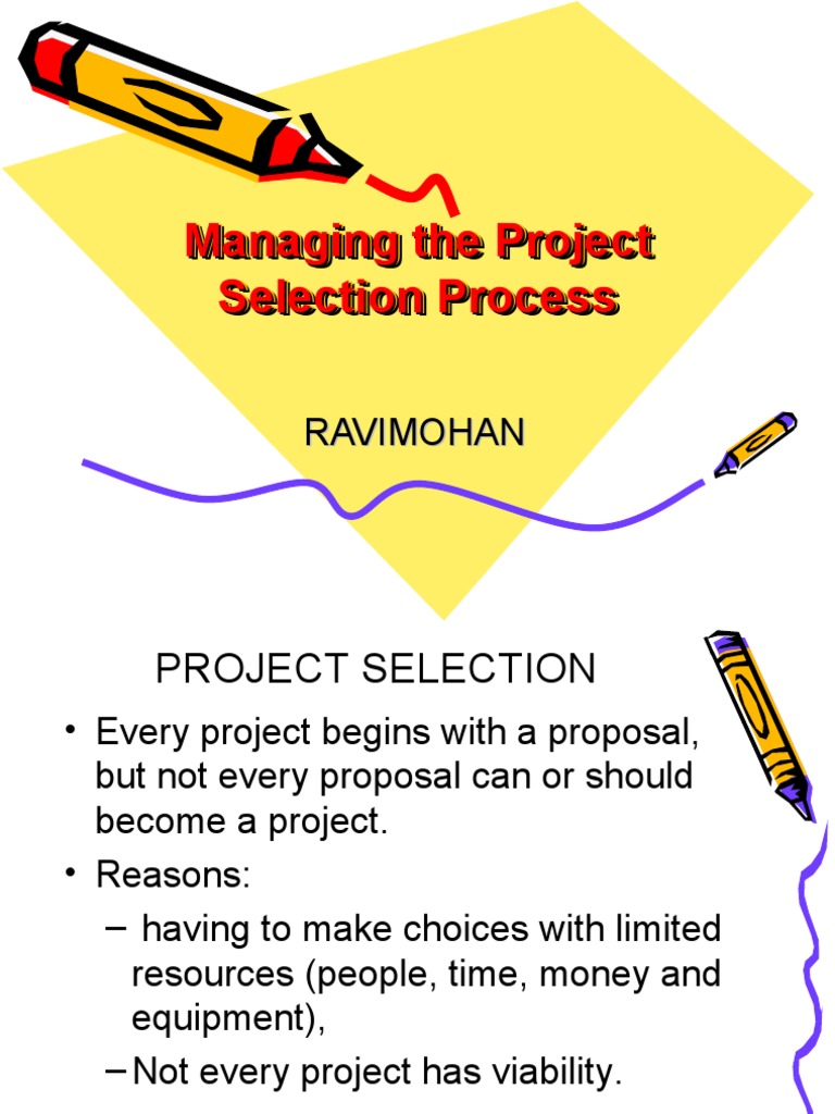 Managing The Project Selection Process | Download Free PDF | Project ...