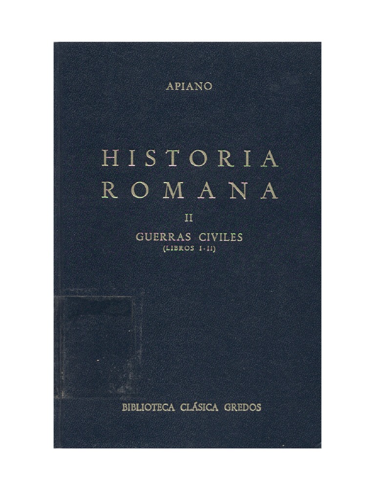 APIANO. Historia Romana II | PDF