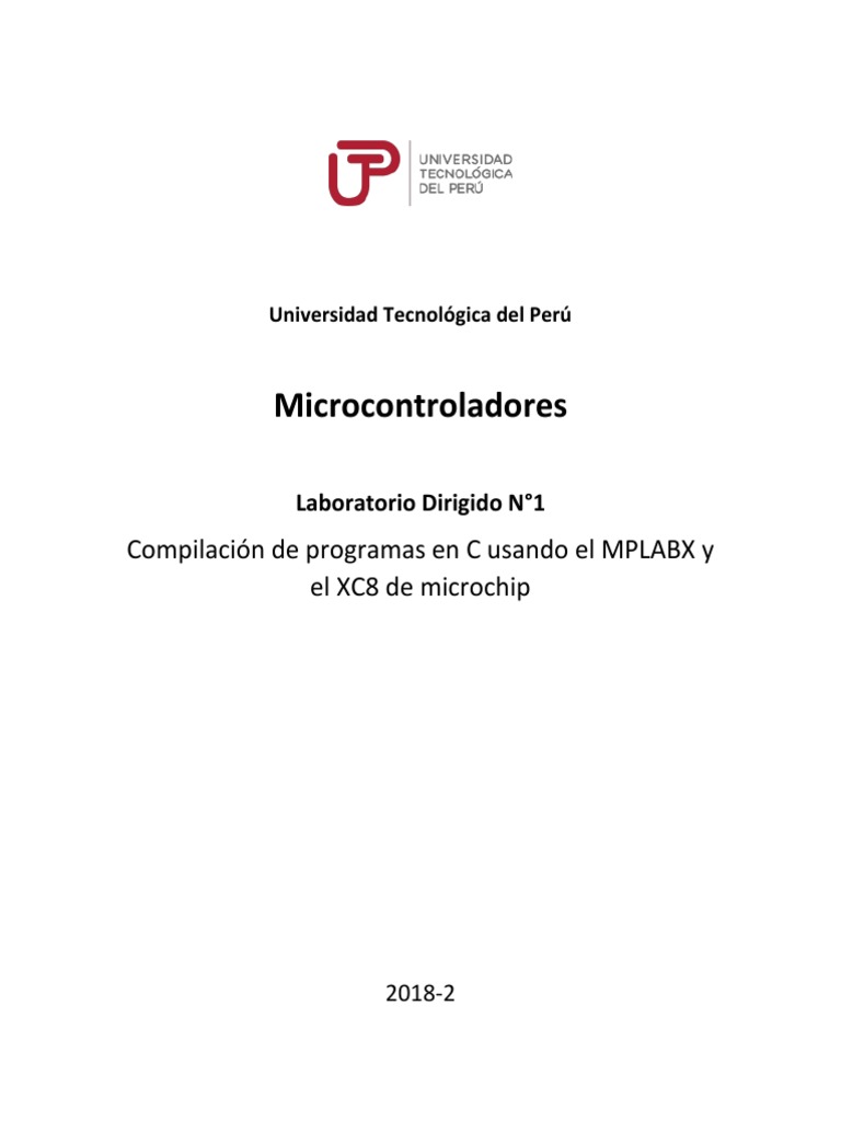 Microcontroladores Laboratorio Dirigido1 | PDF | C (lenguaje de programación) | Programa de ...