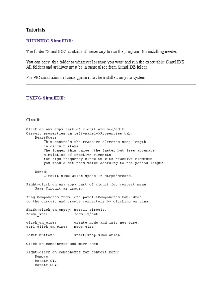 Tutorials SIMuLide | PDF | Electrical Network | Microcontroller