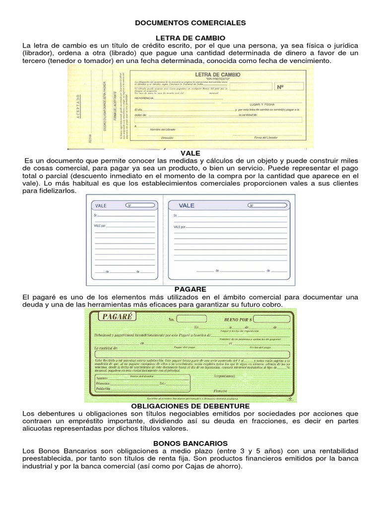 Documentos Comerciales | Descargar gratis PDF | Cheque | Bancos