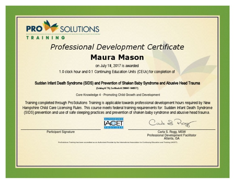 Certificate Sids | PDF