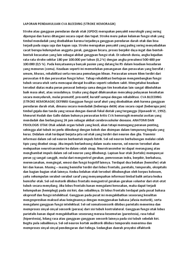 LP Cva Bleeding | PDF