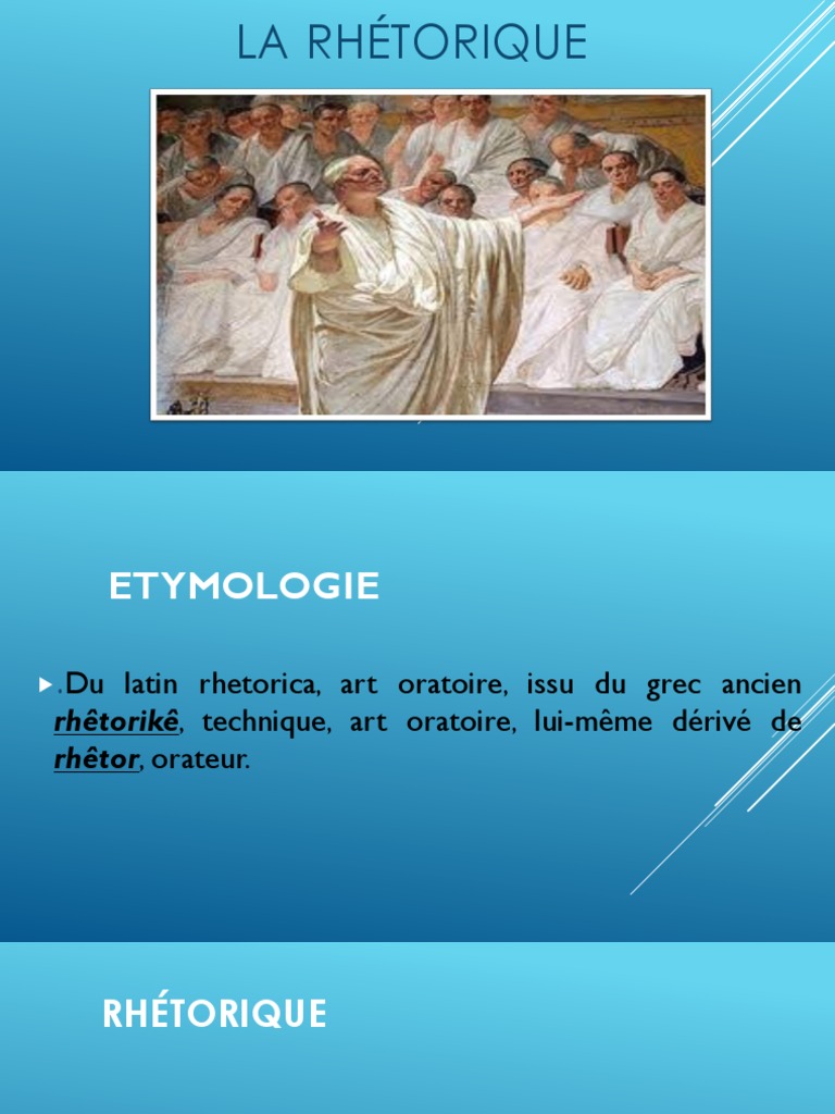 La Rhétorique - Presentación | PDF | Rhétorique | Sciences cognitives