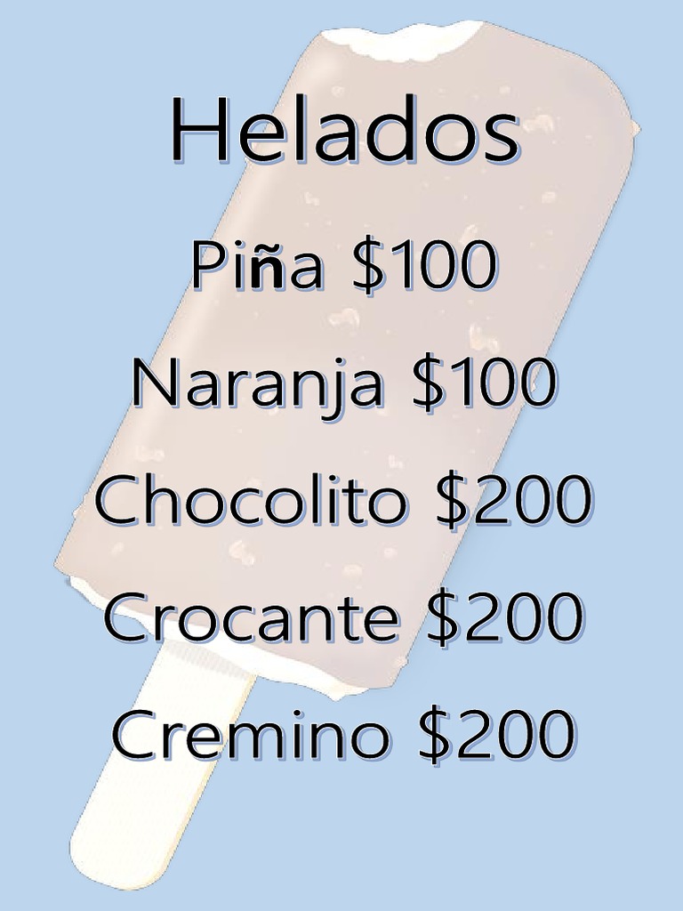 Helados Fruna | PDF