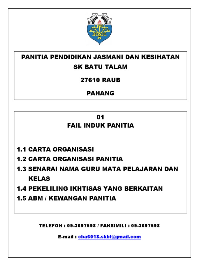 Fail Panitia PJ & PK | PDF