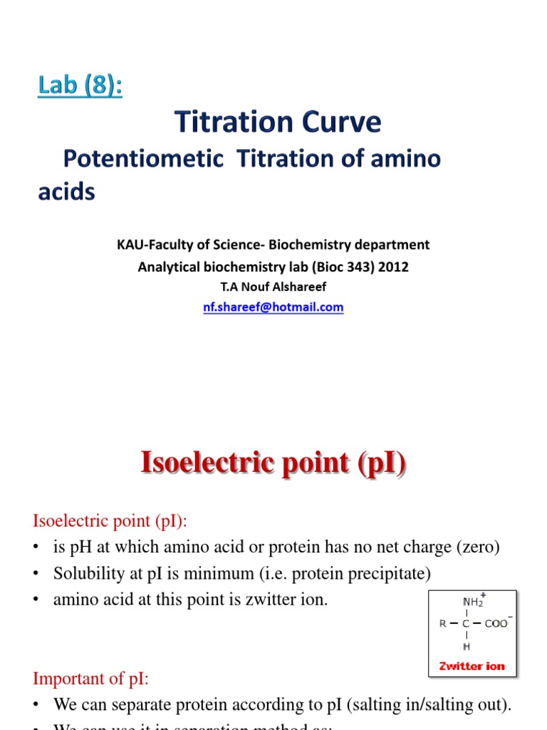 Lab (7) IEP | PDF | Biochemistry | Chemistry