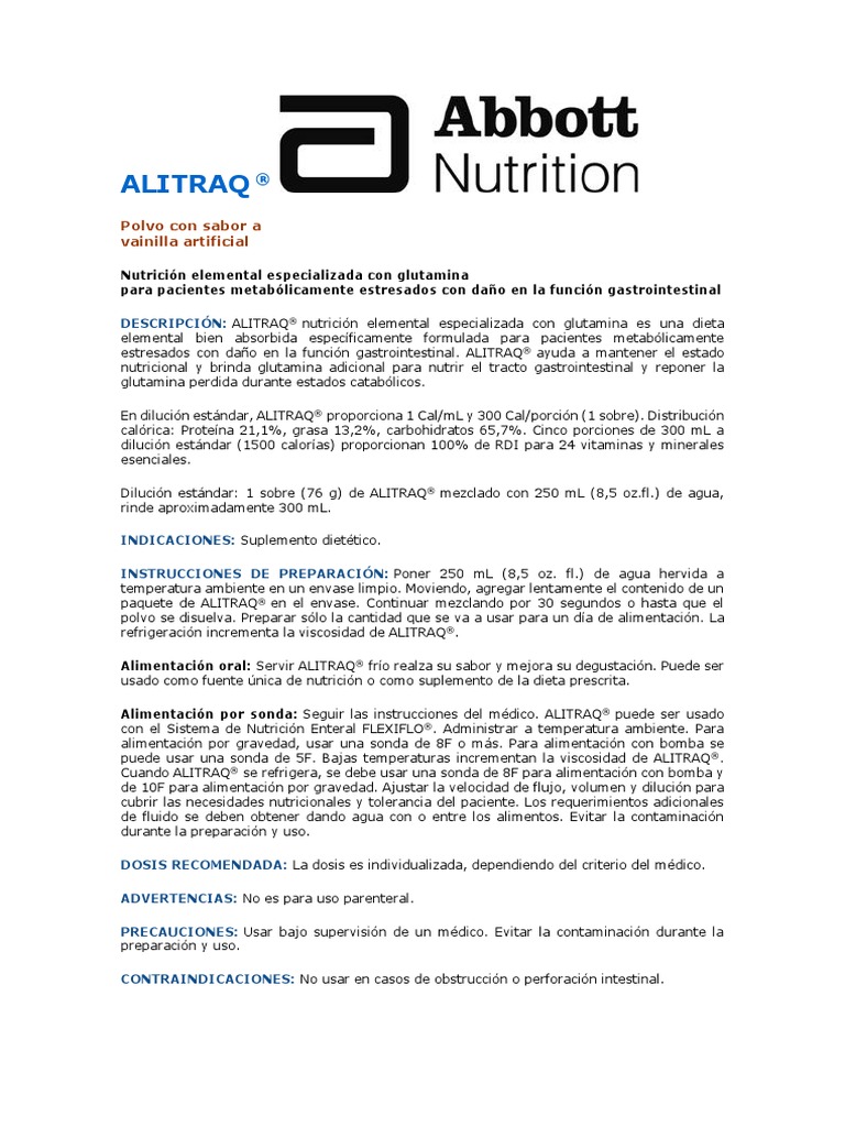 ALITRAQ | PDF | Nutrición | Dieta y nutrición