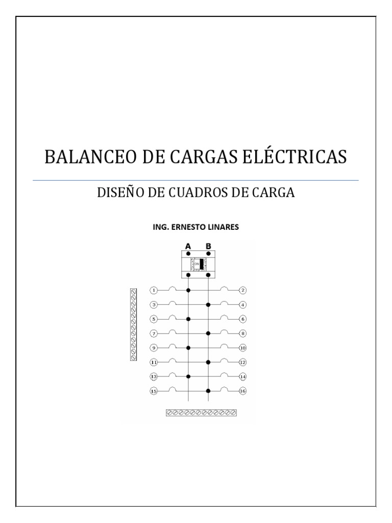 Manual de Uso de Cuadro de Carga | PDF | Corriente eléctrica | Carga eléctrica