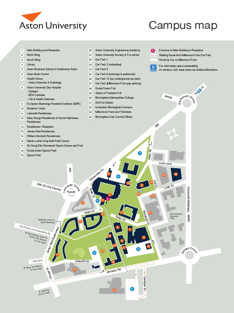 Campus Map 20176243 | PDF