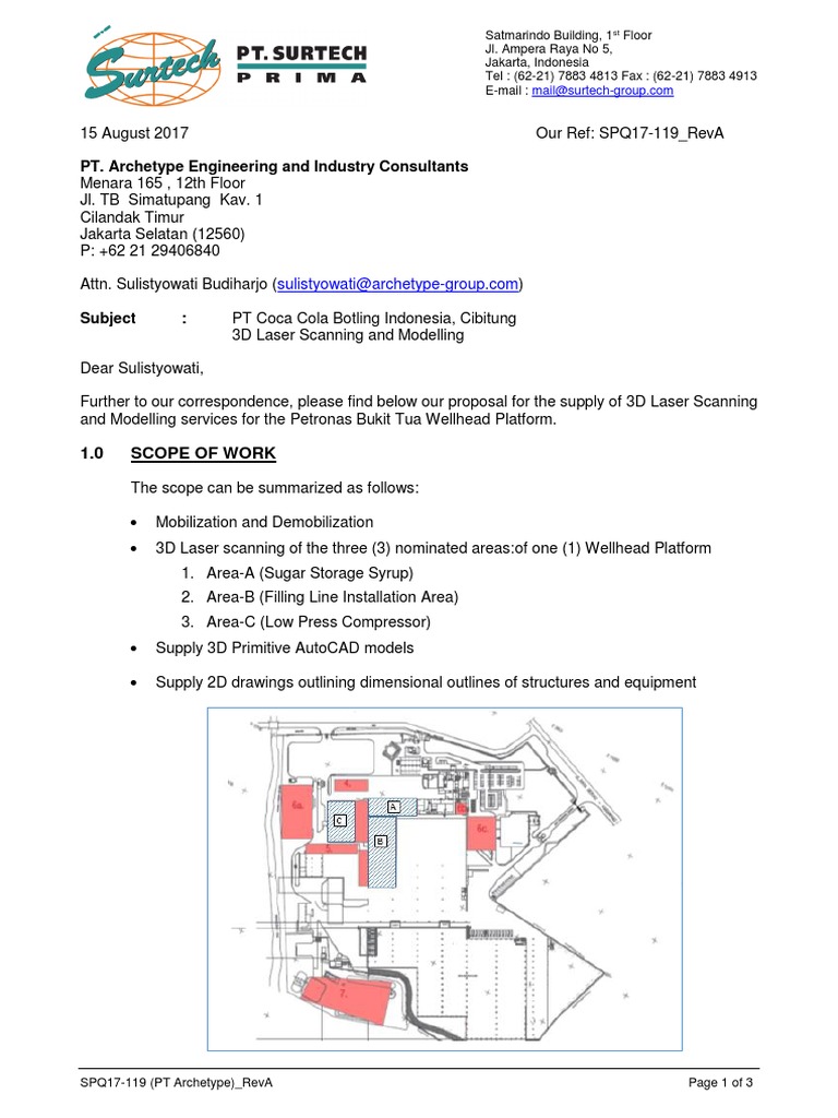 Proposal for 3D Laser Scanning and Modelling Services for the Petronas ...