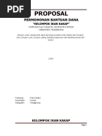 Contoh Proposal Usaha Perikanan | PDF | Teknologi & Rekayasa