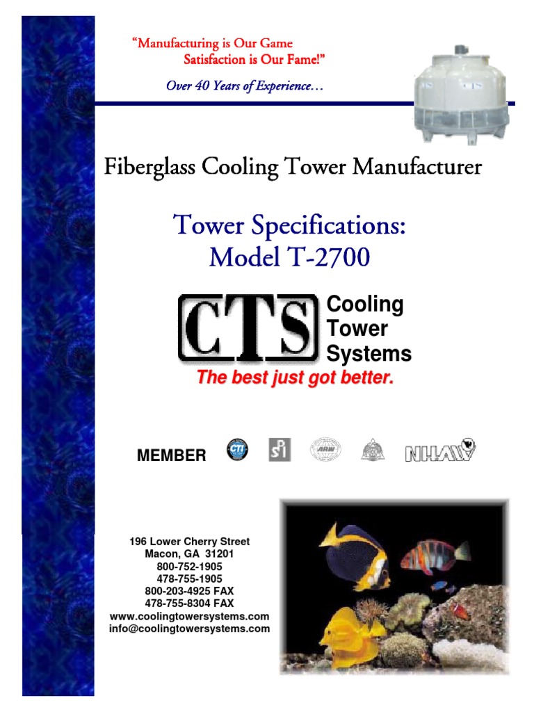 T2700 Tower Specifications PDF | PDF | Pipe (Fluid Conveyance) | Fire ...