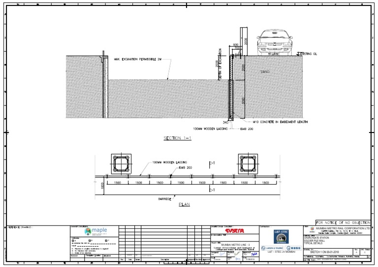 SCG - Soldier Pile - Sketch 1 PDF | PDF