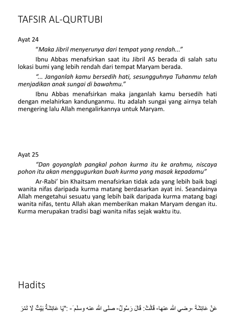 Tafsir Al Qurtubi | PDF
