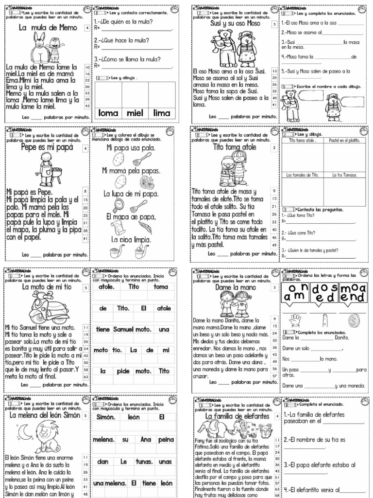 Lecturas Con Fonemas | PDF