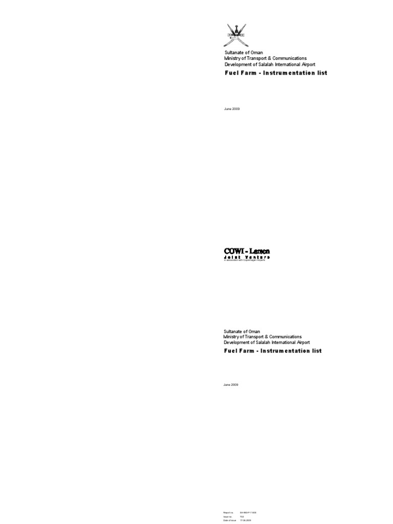 Instrumentation List | PDF