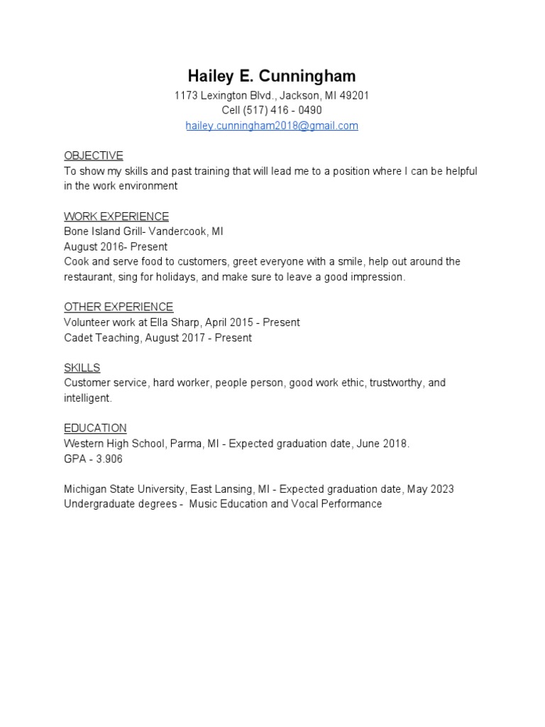 Hailey E. Cunningham | PDF