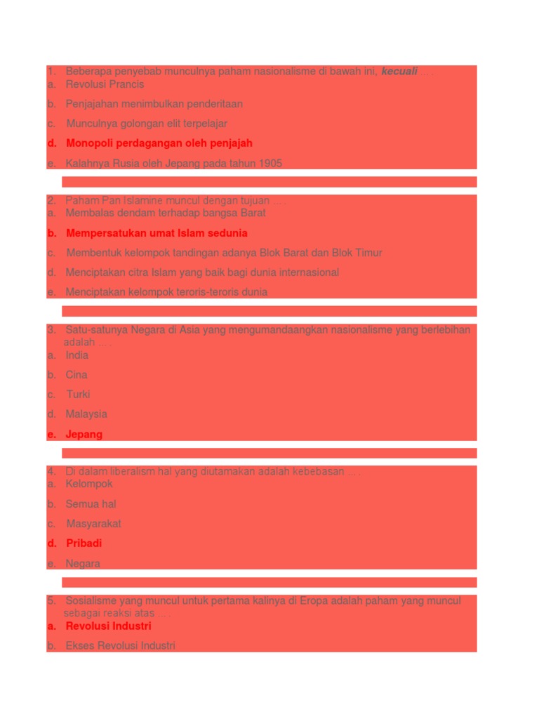 Kunci Jawaban Remedial Kelas XI | PDF