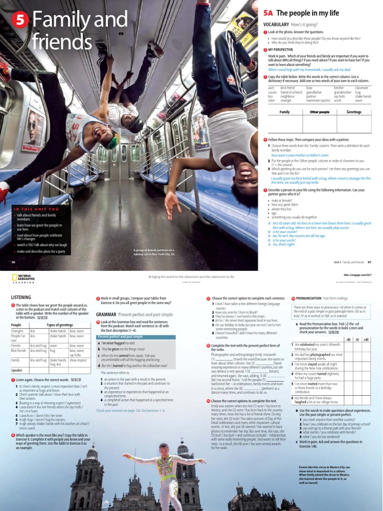 Perspectives Pre-Intermediate Unit 5 Sample Unit | PDF | Laughter | Linguistics