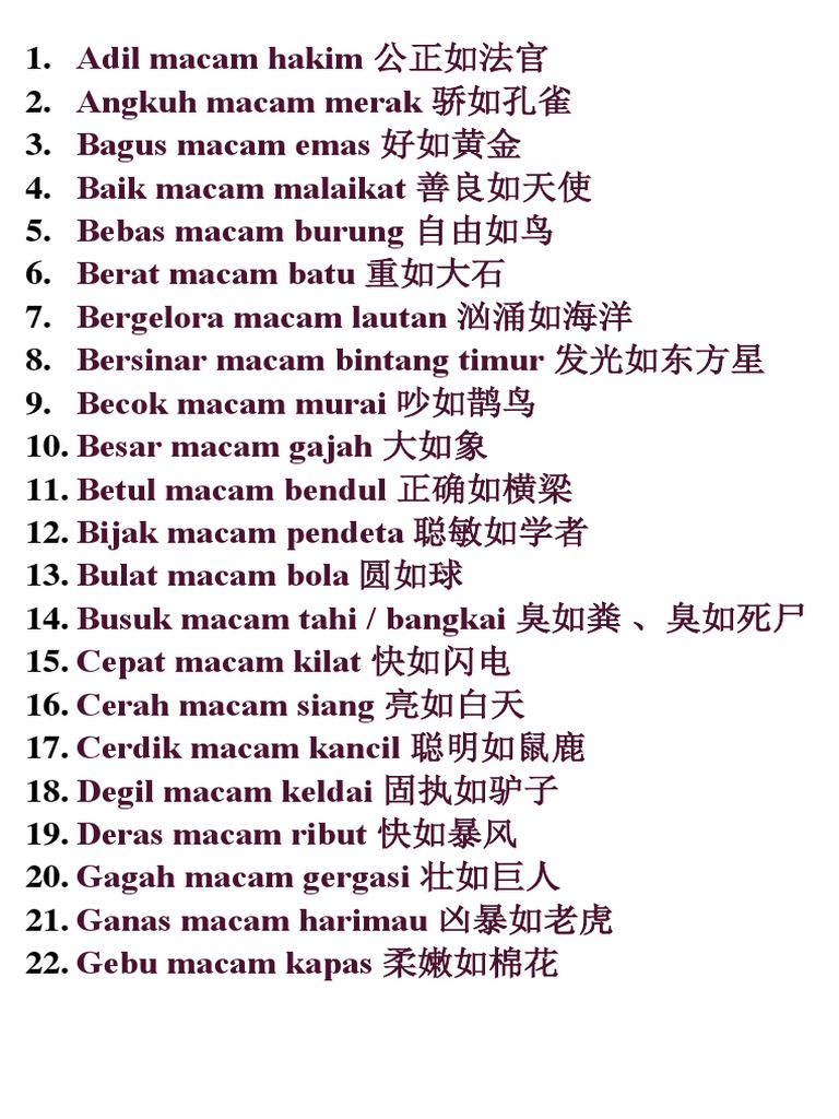 Bandingan Semacam | PDF