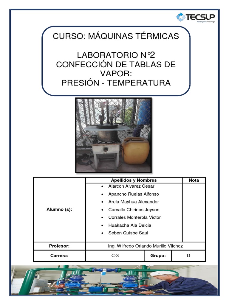 Tablas de Vapor: Presión y Temperatura | PDF | Temperatura | Presión