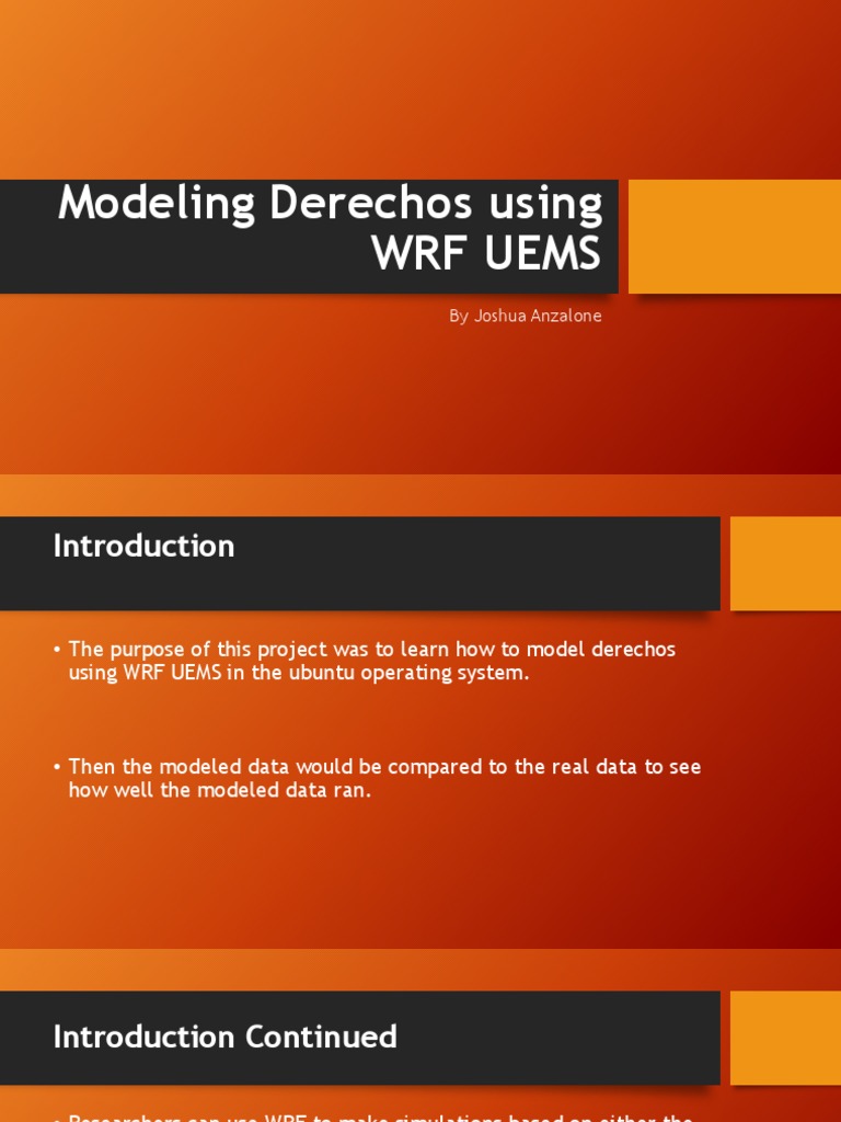 Modeling Derechos with WRF UEMS | PDF | Wound | Continuum Mechanics