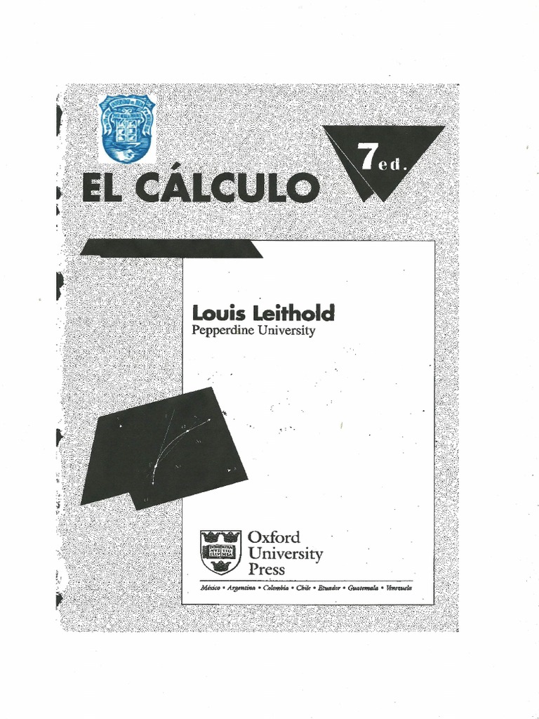 Formulario Calculo Louis Leithold PDF | PDF