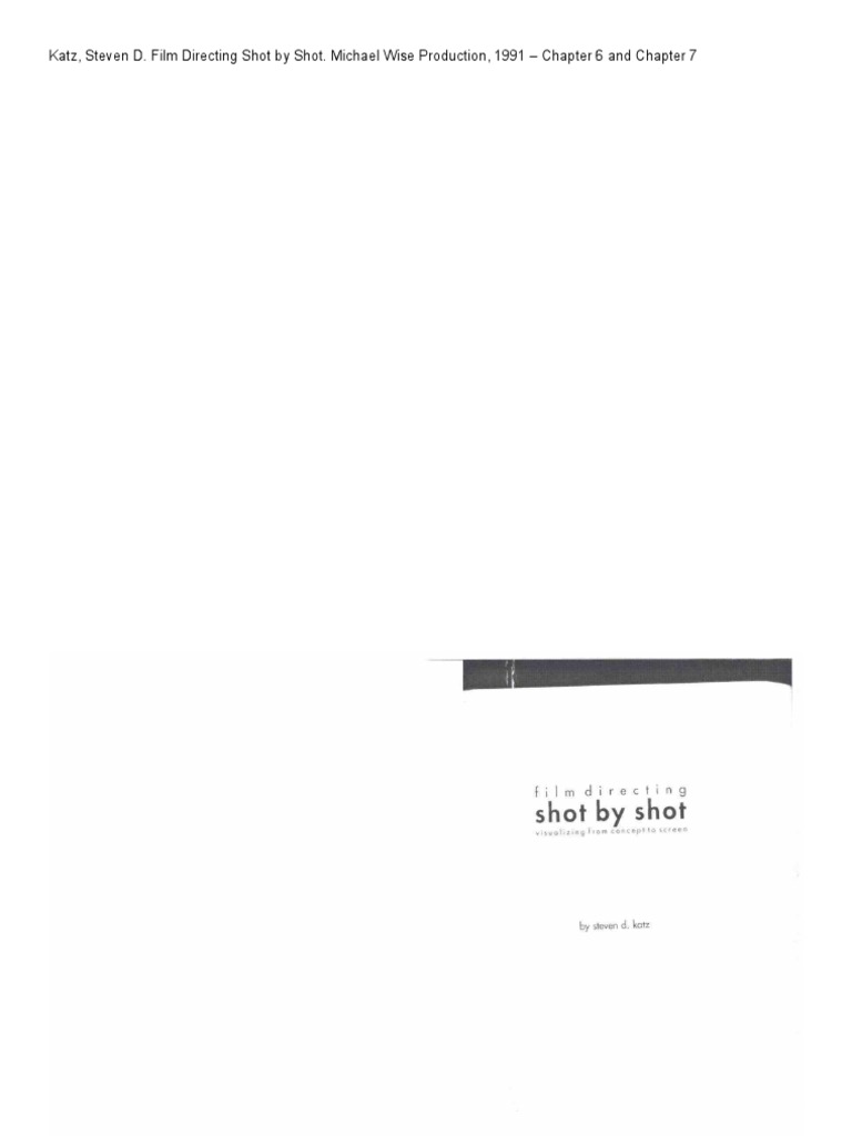 Film Directing Shot by Shot | PDF