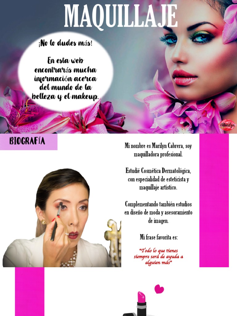 Texto Promocional-Marilyn Cabrera Makeup | PDF | Red mundial | Internet y web