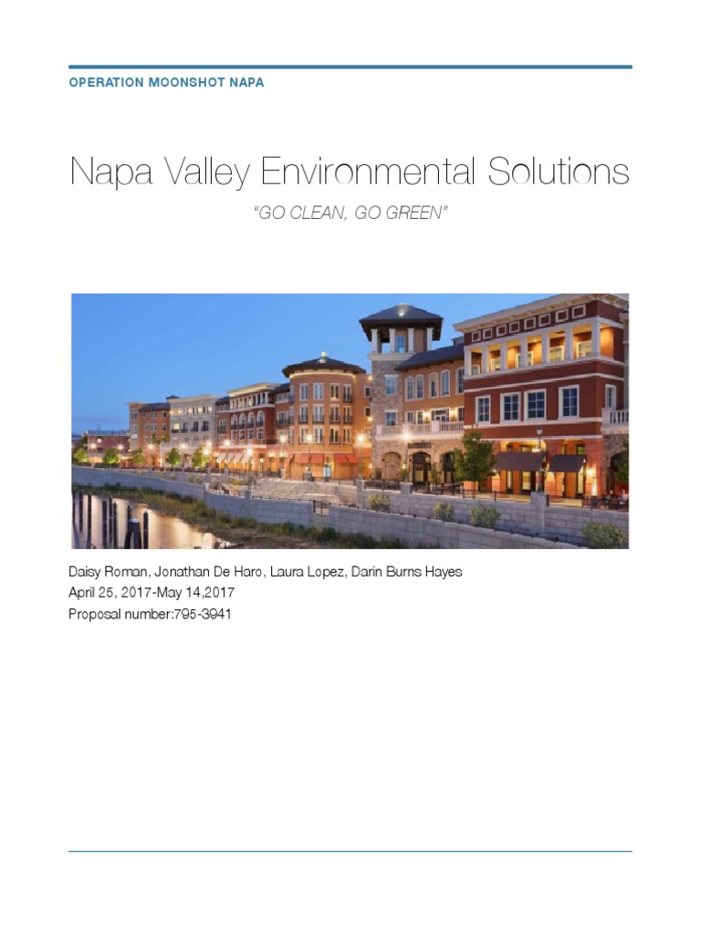 Operation Moonshot Napa | PDF | Recycling | Waste