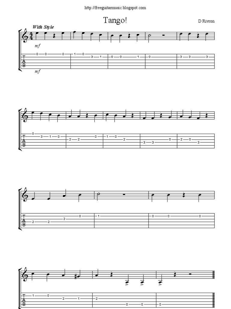 Tango Tab | PDF