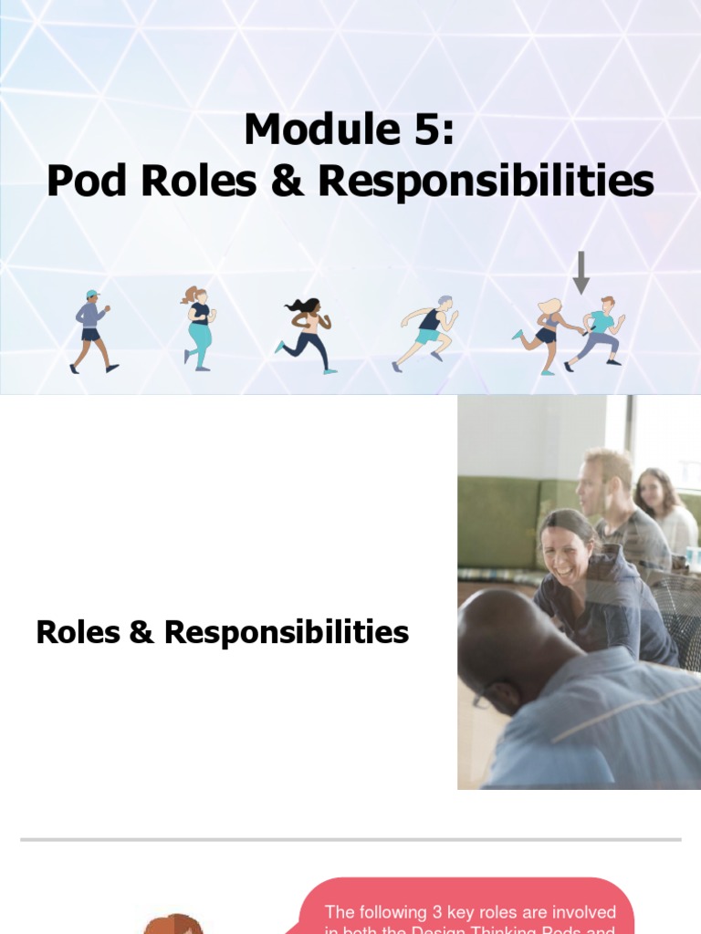 Pod Roles and Responsibilities - Pod Orientation Kit - Part 2 | PDF ...