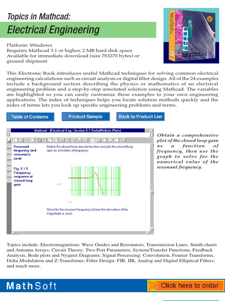 Mathcad - Electrical Engineering Calculations Sample Book | PDF ...