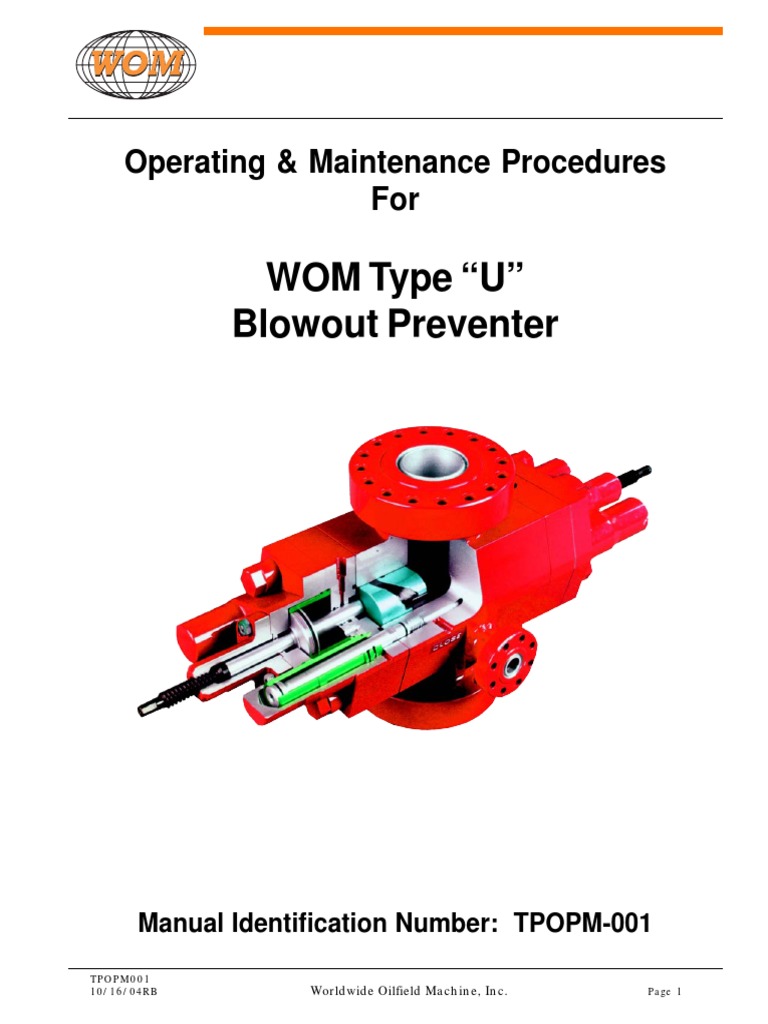 Bop | PDF | Screw | Piston