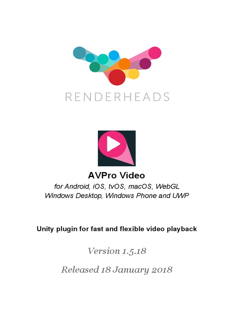 Unity AvPro Video | PDF | Unity (Game Engine) | Computing Unity AvPro Video | PDF | Unity (Game Engine) | Computing
