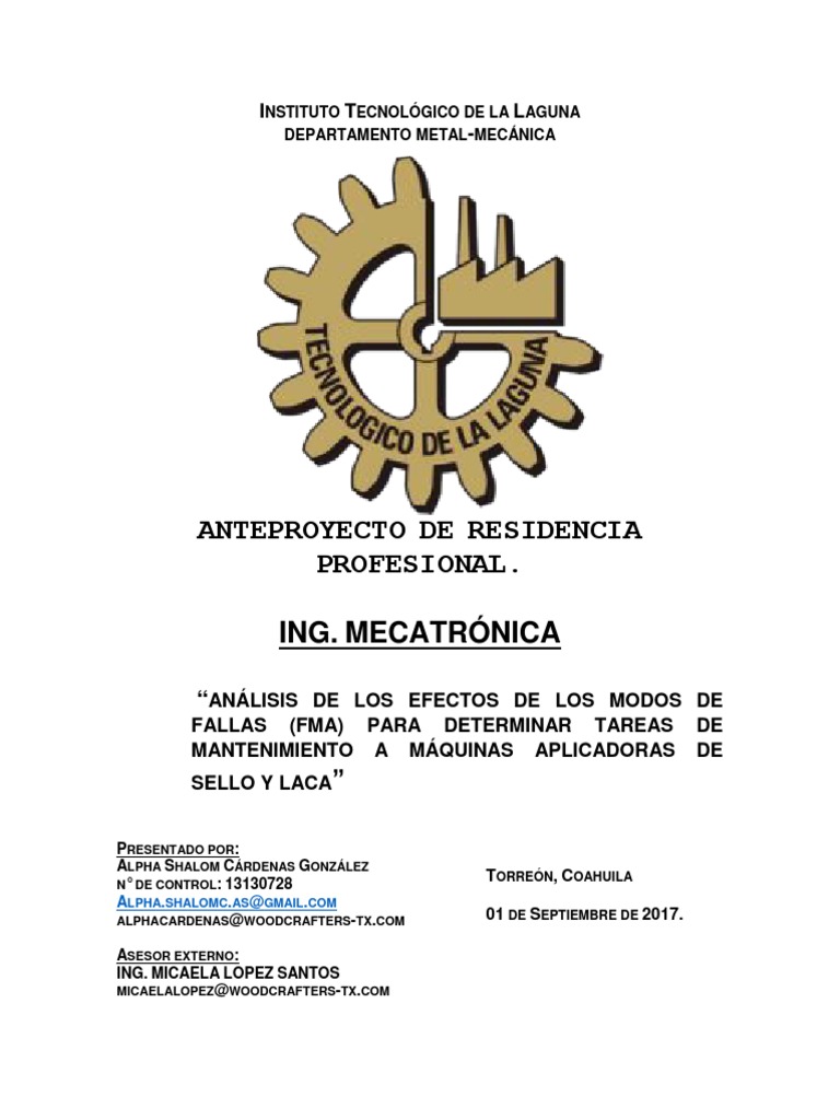 Anteproyecto de Residencia Profesional | PDF | Liderazgo | Software