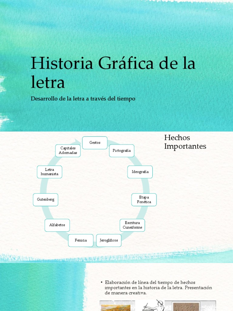 Historia Gráfica de La Letra | PDF