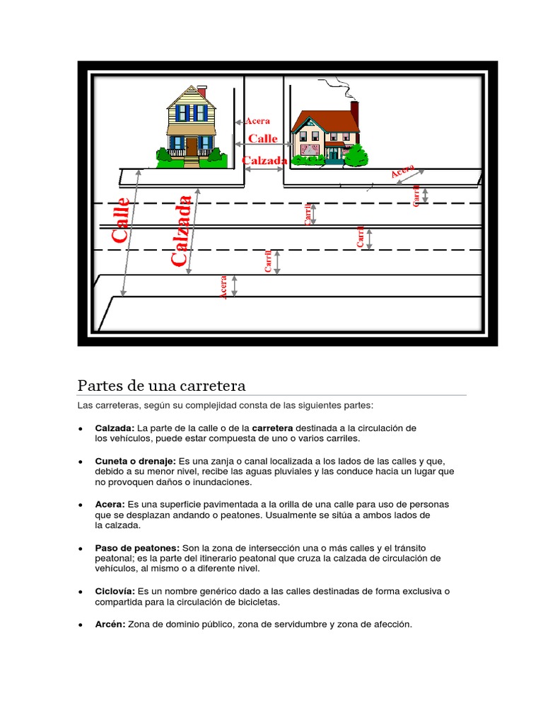 Partes de Una Carretera | PDF