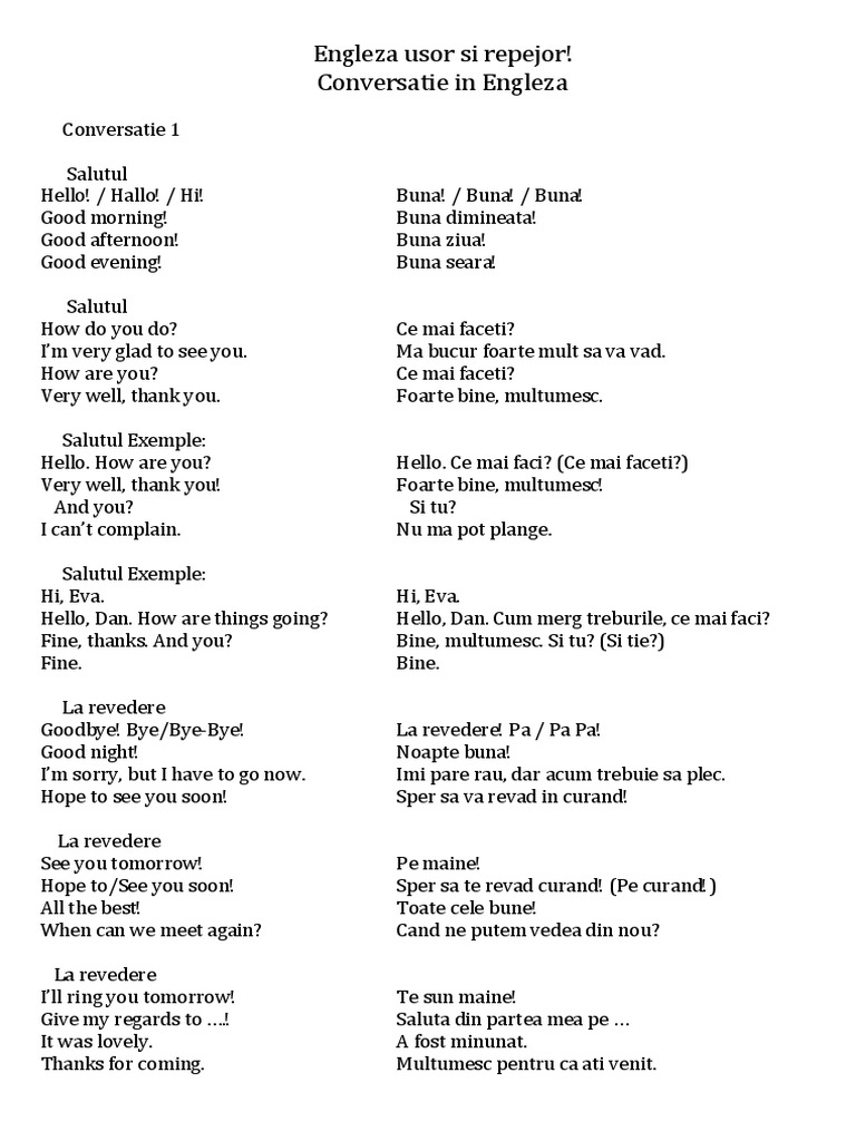 Engleza Usor Si Repejor | PDF