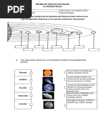 Examen Sexto El Universo 1 | PDF | Universo | Planetas